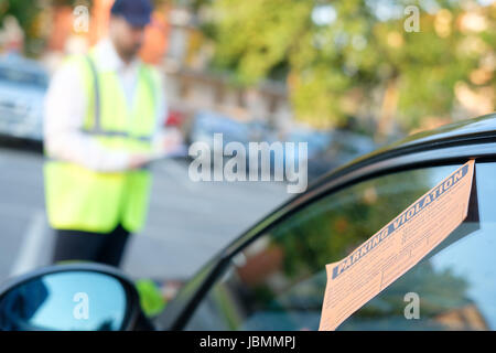 parking fine ticket penalty notice charge illegal parking car parked ...