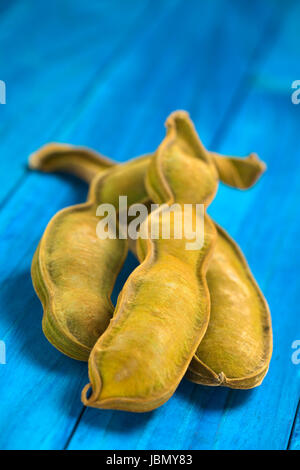 Peruvian fruit called Pacay (lat. Inga feuilleei), which is a podded ...
