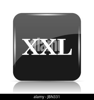 XXL icon. Internet button on white background Stock Photo - Alamy