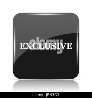 Exclusive icon. Internet button on white background Stock Photo - Alamy