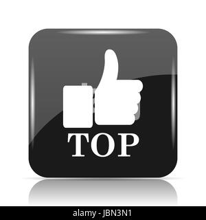 Top icon. Internet button on white background Stock Photo - Alamy