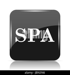 Spa icon. Internet button on white background Stock Photo - Alamy