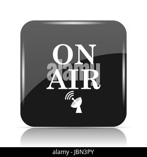 On air icon. Internet button on white background Stock Photo - Alamy