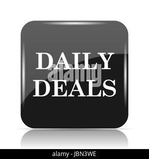 Daily deals icon. Internet button on white background Stock Photo - Alamy