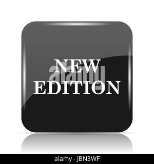 New edition icon. Internet button on white background Stock Photo - Alamy
