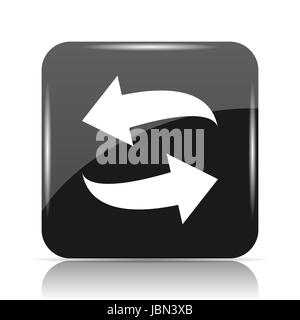 Swap icon. Internet button on white background Stock Photo - Alamy