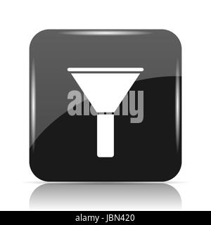 Filter icon. Internet button on white background Stock Photo - Alamy