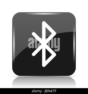Bluetooth icon. Internet button on colored background Stock Photo - Alamy