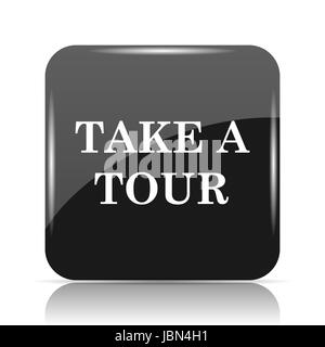 Demo icon. Internet button on metallic background Stock Photo - Alamy