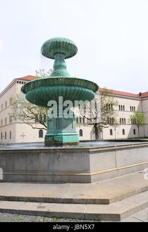 fountain in munich - lmu Stock Photo - Alamy