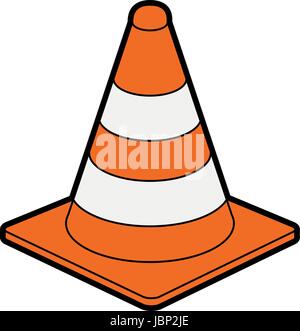 traffic cone under construction related icon image Stock Vector Image ...
