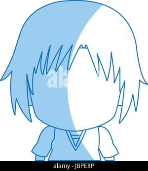 face boy anime manga comic cartoon Stock Vector Image & Art - Alamy