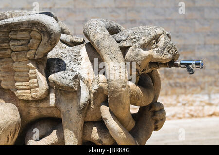 Marble fountain. Conversano. Puglia. Italy Stock Photo - Alamy