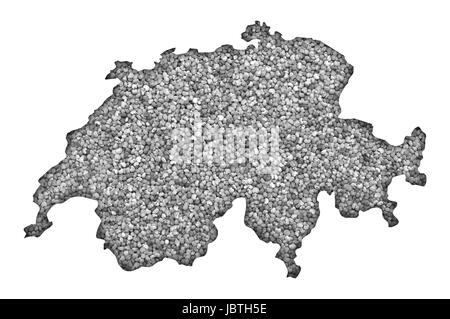 Textured map of Switzerland in nice colors Stock Photo - Alamy