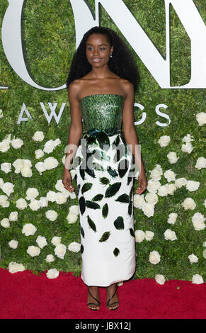 Denee Benton attends the 2017 Tony Awards, held at Radio City Music ...