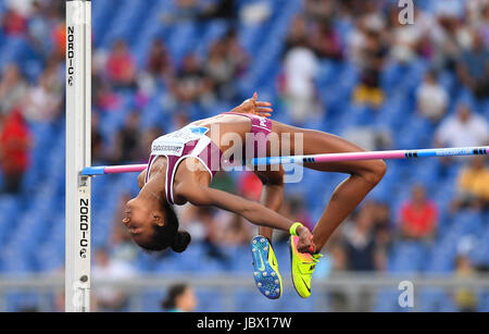Erica Furlani competes in High Jump at Golden Gala.IAAF Diamond League ...