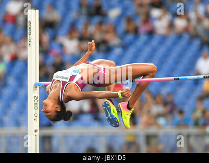 Erica Furlani competes in High Jump at Golden Gala.IAAF Diamond League ...