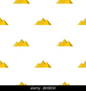 Egyptian Great Pyramids seamless pattern Egypt architecture Stock ...