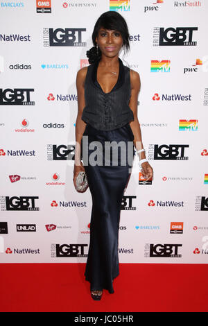 British LGBT Awards 2017 - Arrivals Featuring: Angela Eagle, Maria ...