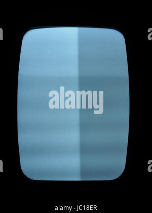 Analog noise o old CRT flickering screen vintage Stock Photo - Alamy