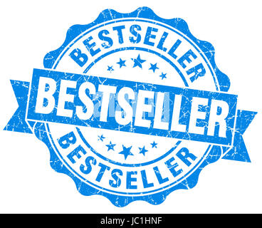 Top seller grunge round blue stamp Stock Photo - Alamy