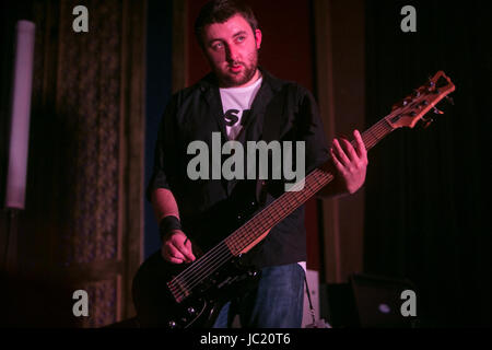 Jack Bates of Peter Hook and the Light performs on April 28th, 2017 at ...