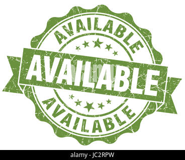 Available now grungy stamp isolated on white background Stock Photo - Alamy