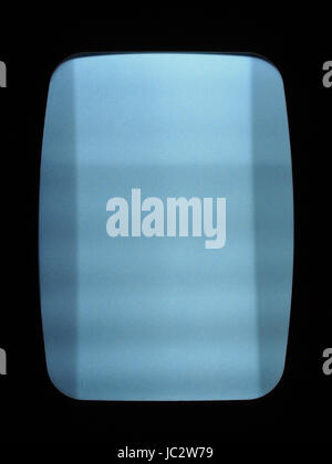 Analog noise o old CRT flickering screen vintage Stock Photo - Alamy