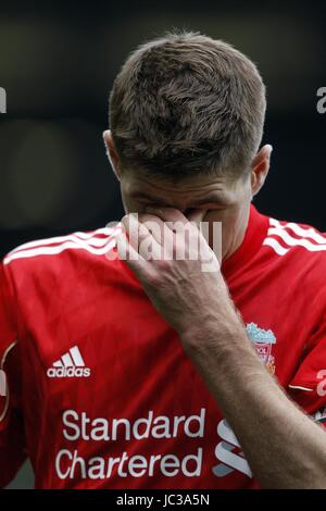 STEVEN GERRARD, EVERTON V LIVERPOOL, EVERTON V LIVERPOOL, 2010 Stock ...
