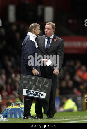 HARRY REDKNAP MANCHESTER UNITED V SPURS OLD TRAFFORD MANCHESTER ENGLAND ...
