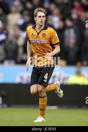 DAVID EDWARDS WOLVERHAMPTON WANDERERS FC MOLINEUX STADIUM WOLVERHAMPTON ...