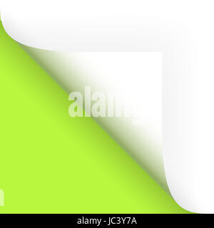 paper / side folding bottom left blue Stock Photo - Alamy