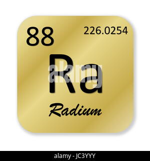 Radium chemical element periodic table science symbol Stock Photo ...