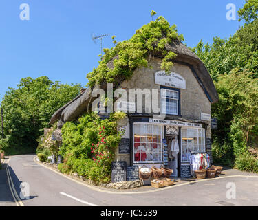Thatched Tea room, Godshill, Isle of Wight, UK Stock Photo - Alamy
