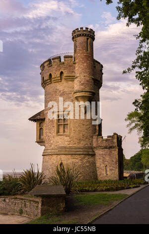 Ryde Isle of Wight the Appley tower folly beach and sea Stock Photo - Alamy