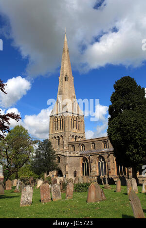 Spring, St Peters parish church, Raunds village, Northamptonshire ...
