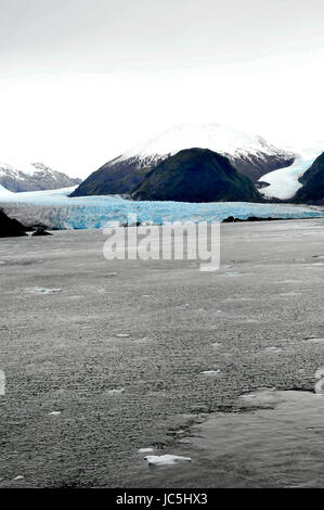 Glacier along Beagle Channel on the Strait of Magellan South America on ...