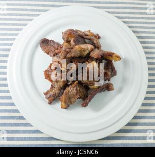 Delicious Beef Jerky or Deep Fried Marinated Beef Stock Photo - Alamy
