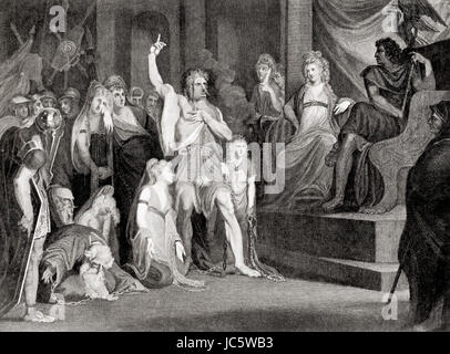 Caractacus( British chieftain of the Catuvellauni tribe) before the ...