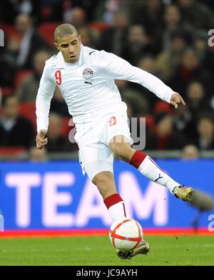 MOHAMED ZIDAN EGYPT WEMBLEY STADIUM LONDON ENGLAND 03 March 2010 Stock ...