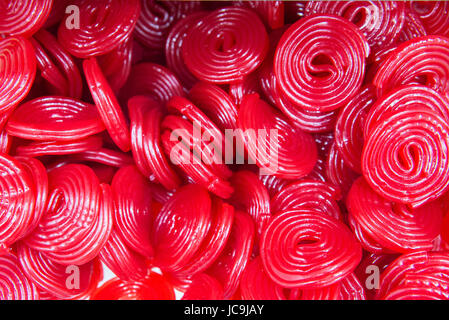 Licorice wheels candies. Candy flavored licorice Stock Photo - Alamy