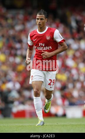 MAROUANE CHAMAKH ARSENAL V AC MILAN EMIRATES STADIUM LONDON ENGLAND 31 ...