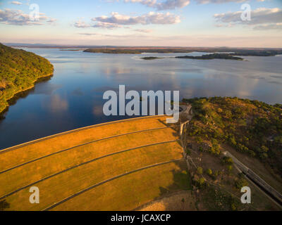 An aerial view of Mazvikadei dam, Zimbabwe Stock Photo - Alamy