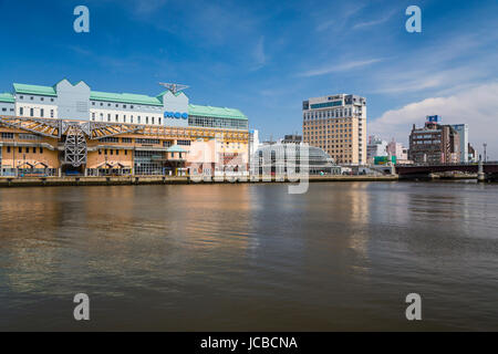 The port and Fisherman's Wharf in Kushiro, Japan Stock Photo - Alamy