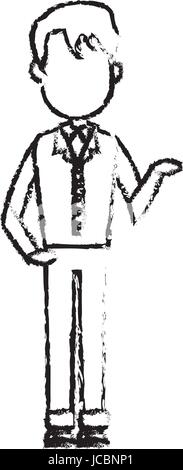 pictogram young man standing avatar design Stock Vector Image & Art - Alamy
