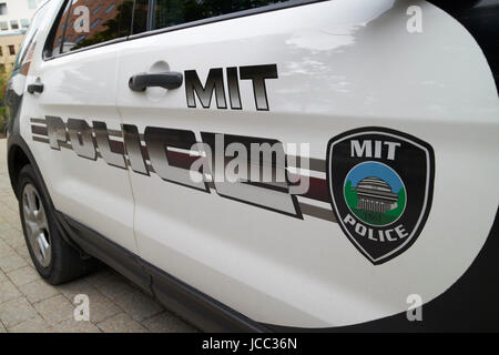 MIT university campus police patrol vehicle Boston USA Stock Photo - Alamy