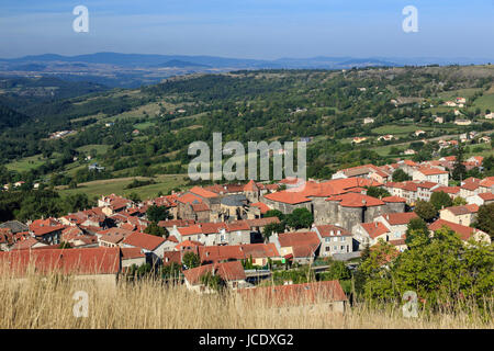 France, Haute-Loire, Monastier-sur-Gazeille, village on the Stevenson ...