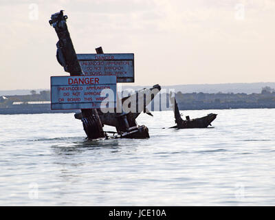SS Richard Montgomery wreck in the Thames estuary with 1400 tonnes of ...