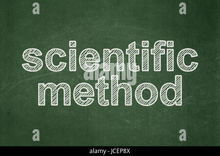 Science concept: Scientific Method on chalkboard background Stock Photo ...