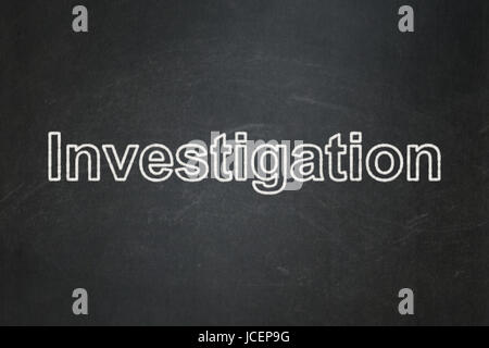 Science concept: Investigation on chalkboard background Stock Photo - Alamy
